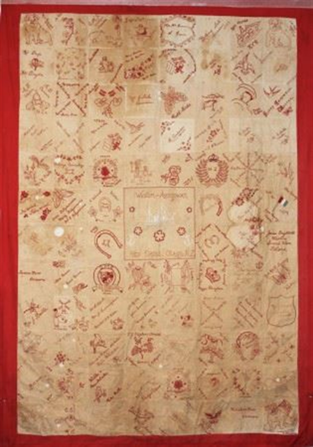 Red Cross Anzac Quilt | Culture Waitaki
